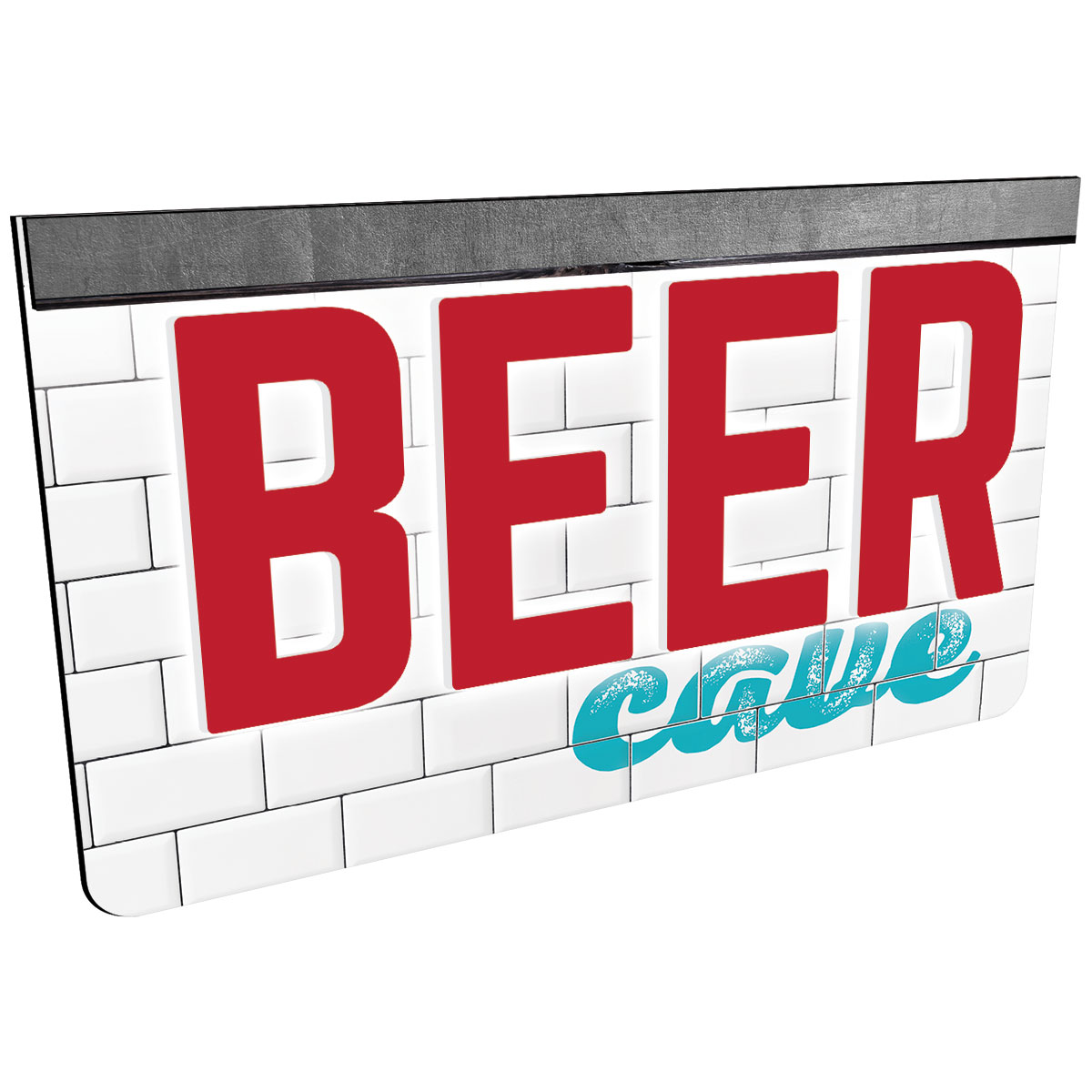 Cave Dining Sign Man Cave Enamelled Sign Gear